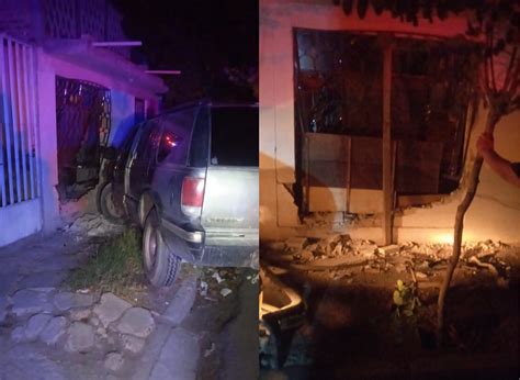 Joven Conductora En Estado De Ebriedad Impacta Su Camioneta Contra Un