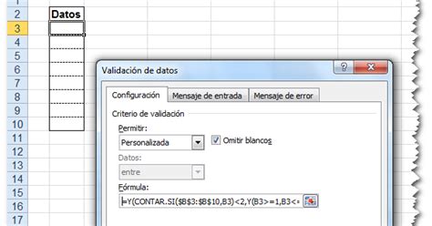 Validaci N De Datos Con Criterios M Ltiples Jld Excel En Castellano