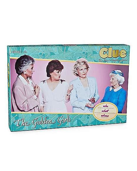 New 🧨 Golden 👧 Girls Clue Board Game 🔔 Spencers Shop