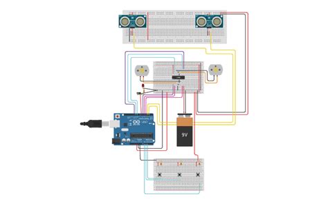 Circuit Design 1x19bf02 8 Bug Bot Tinkercad