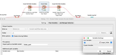 create individual excel files from multiple worksheets knime