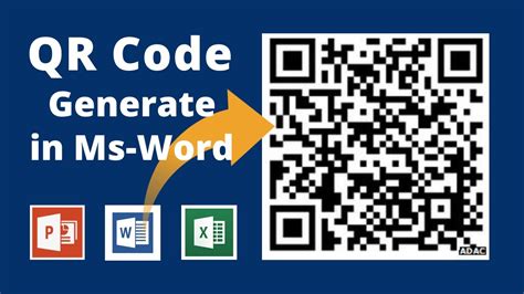 How To Generate Qr Code In Ms Word Create Qr Code In Ms Word Easy Way