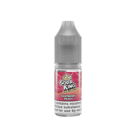 Raspberry Peach Soda King Bar Salts The Fruity Vaping Delight Selbyvapes