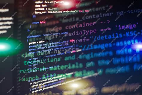 Premium Photo Programmer Working In A Software Develop Company Office Digital Binary Data On