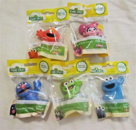 Playskool Sesame Street Toy Figures Elmoabbygrovercookieoscar~~you Choose £382 Picclick Uk