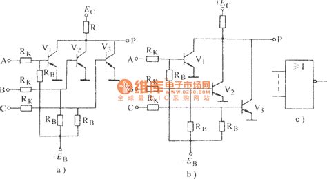 Transistor NOR Gate Basic Circuit Circuit Diagram SeekIC Com