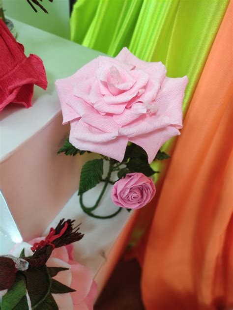 Цветы из гофрированной бумаги Ростовые цветы мини Rose Flowers Plants