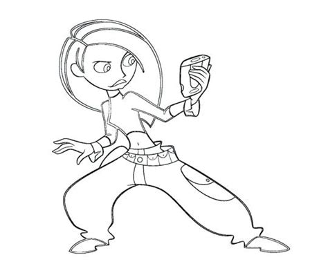 Kim Possible Coloring Pages At GetColorings Free Printable