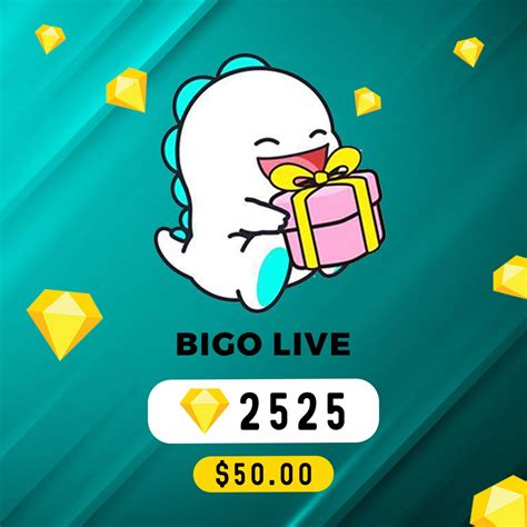 Guaranteed Bigo Live Diamond Recharge 2525 Diamonds