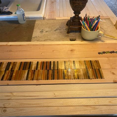 Stained Glass Brown Strips Mix 15pcstained Glassmosaic Surplusmosaic Tiles Etsy