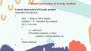 Unit 3 Greedy Method Pptx