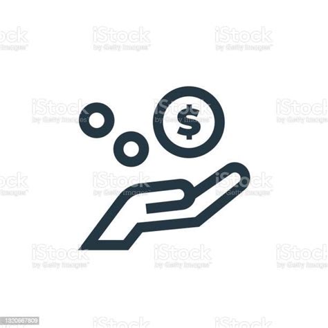 경제 개념에서 돈 아이콘 벡터 돈 편집 스트로크의 얇은 라인 그림 웹 및 모바일 앱 로고 인쇄 미디어에 사용하기 위한 머니 리니어 사인 0명에 대한 스톡 벡터 아트 및 기타