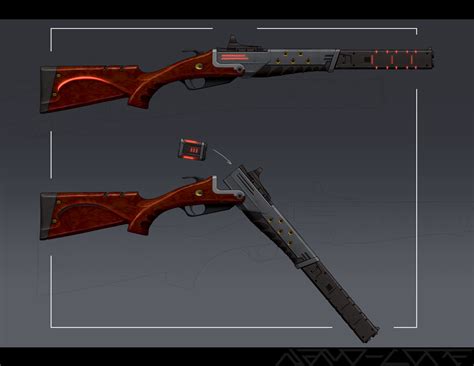Artstation Sci Fi Breech Shotgun