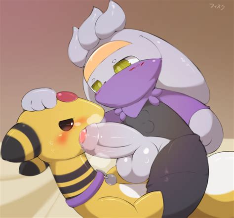 Rule 34 Ampharos Balls Big Balls Big Penis Blush Blush Lines Bodily