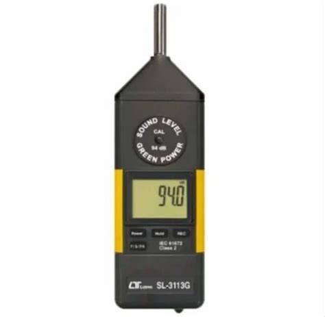 lutron lcd sound level meter accuracy 1 8 db model name number sl