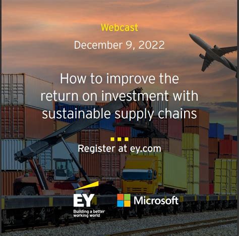 Dana Holden On Linkedin Eysupplychain Sustainability Supplychain Msftadvocate