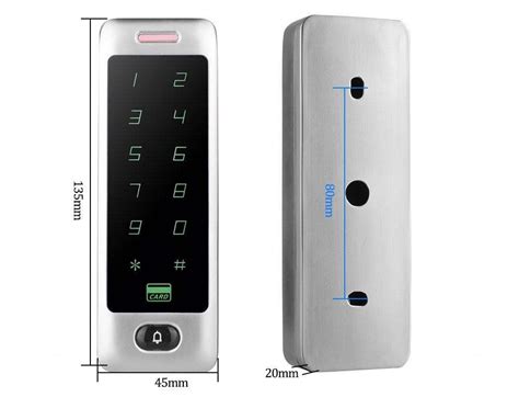 Rfid 장거리 액세스 제어 Cpu 칩 신용 카드 Rfid 리더 및 작가 키패드 독립형 Rfid 액세스 제어