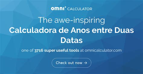 calculadora de anos entre duas datas