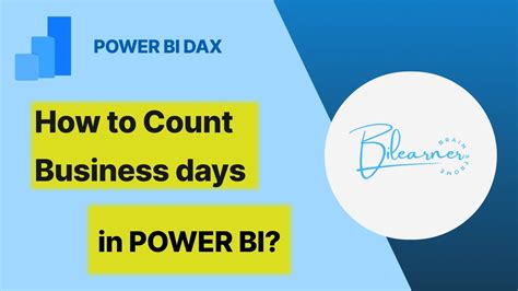 How To Use Networkdays In Power Bi Youtube