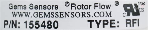 GEMS SENSORS RFI ROTORFLOW SENSORS NEW J Gallery