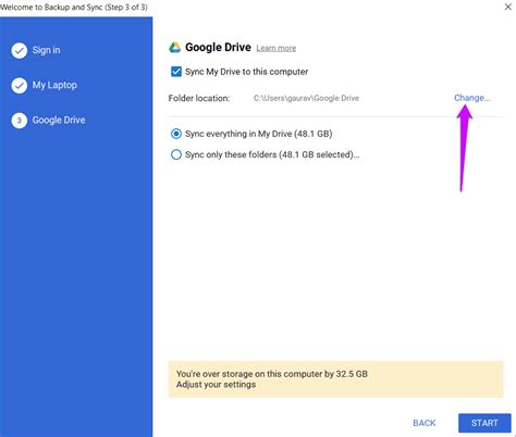 Guide To Change Google Drive Folder Location In Windows 10