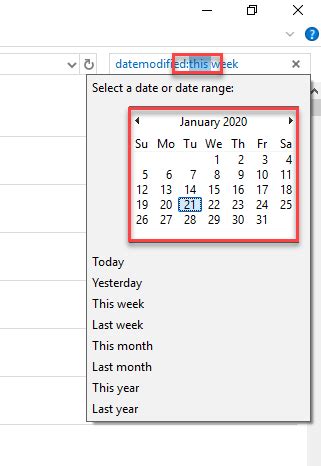 How To Search For Files In Windows 10 From A Certain Date Range