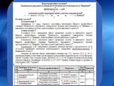 Основи охорони праці Лекція № 4 Організація навчання і перевірки знань з питань охорони праці