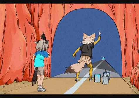 Coyote And Greater Roadrunner Kemono Friends And 1 More Drawn By
