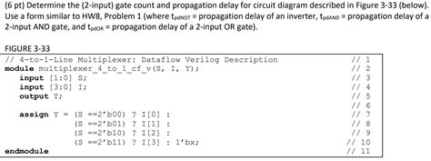 Solved 6 Pt Determine The 2 Input Gate Count And