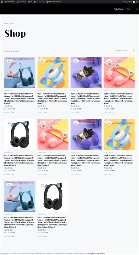 Muhammad Mohsin On Linkedin Practiceproject Woocommerce Wordpress