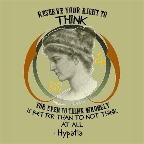 Hypatia Quotes The Great Myths 9 Hypatia Of Alexandria History For