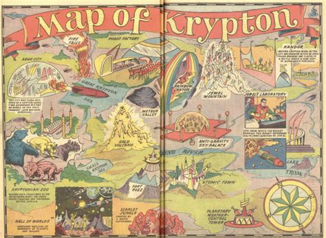 749 A Map Of Krypton Comic Book Archaeology