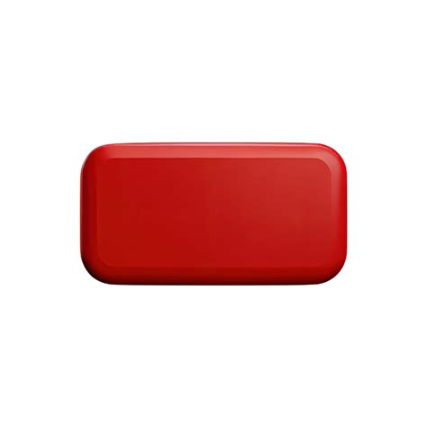 Rectangle Button 3d Element 25209402 Png