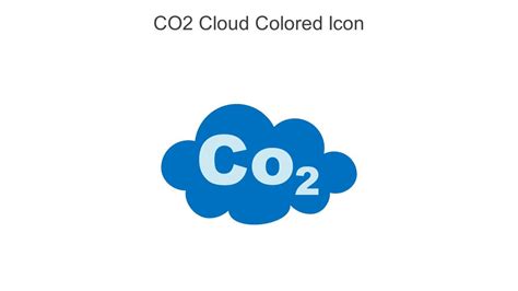 Co2 Cloud Colored Icon In Powerpoint Pptx Png And Editable Eps Format Ppt Template