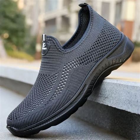 чоловічі вязані бігові кросівки [ ] дихаючі з антиковзаючим покриттям ідеальні для на