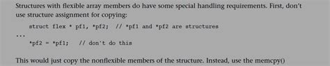 C Why For Structure With Flexible Array Member We Shouldnt Use