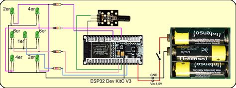 Digitaler Würfel Mit Esp32 Esp8266 Leds Neigungssensor Und Matrix Di