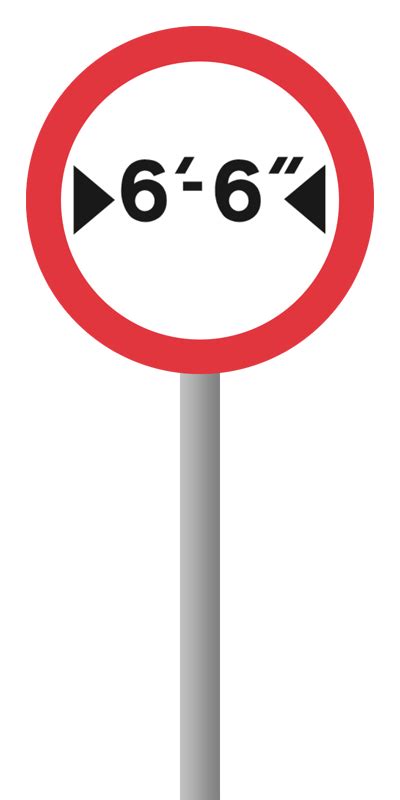 Vehicle Restriction Signs Metrication UK