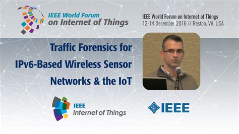 George Oikonomous Paper Traffic Forensics For Ipv6 Based Wireless Sensor Networks And The Iot