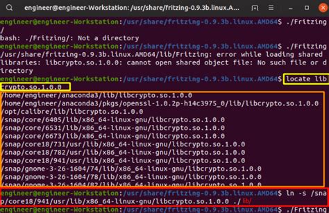 How To Install Fritzing And Fix Missing Dependency Error Messages Using Symlinks