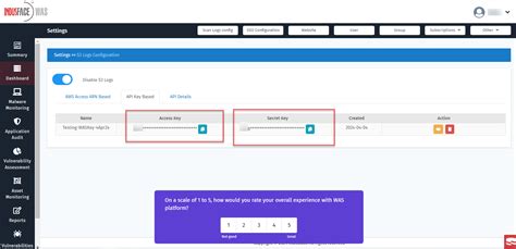 Api Key Based Scan Log Export Welcome To Indusface Product Documentation