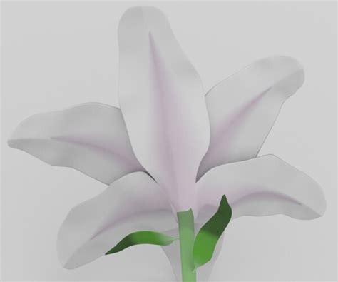 Artstation Lily Flower Game Assets