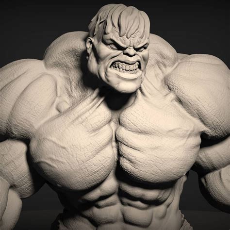 Hulk Marvel Modelo De Impresión 3d Stl
