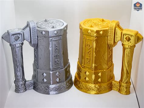 Dwarven Drinking Tankard Choose Your Color Fits Cans And Bottles 3d