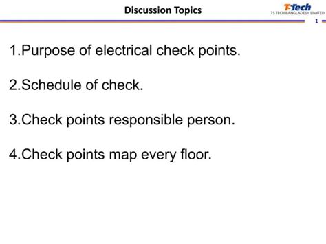 How To Check Factory Electricity Linepptx