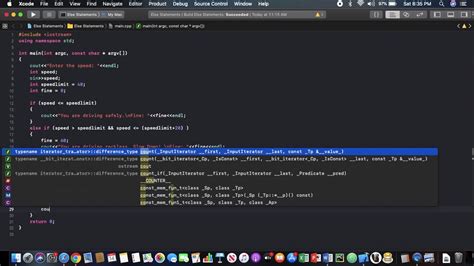 Cpp Ifelse Conditions Speedlimit Example Youtube