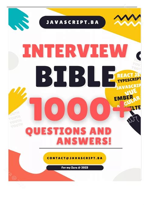 The Javascript Interview Bible 2023 A Comprehensive Guide With 1000