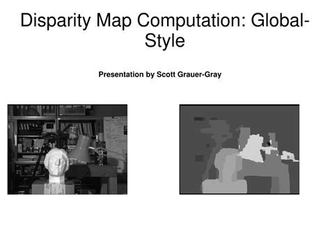 Ppt Disparity Map Computation Global Style Powerpoint Presentation Free Download Id5344331
