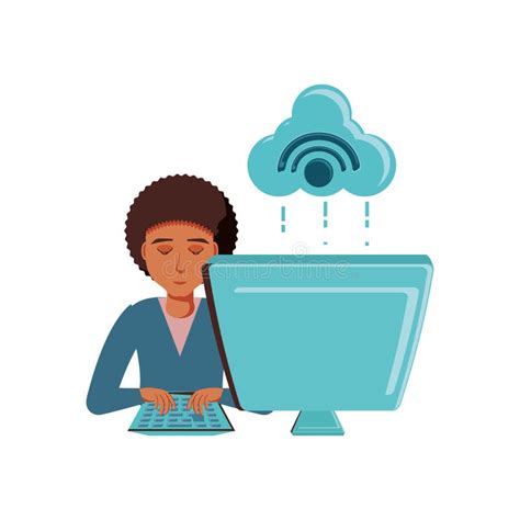 Cloud Computing Technology Stock Vector Illustration Of Cloud 80861194