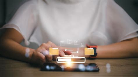 Premium Photo Uploading Documents From Folder Open File Folder With